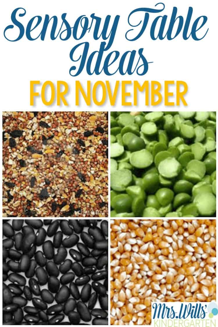 Sensory Bin Ideas for fall